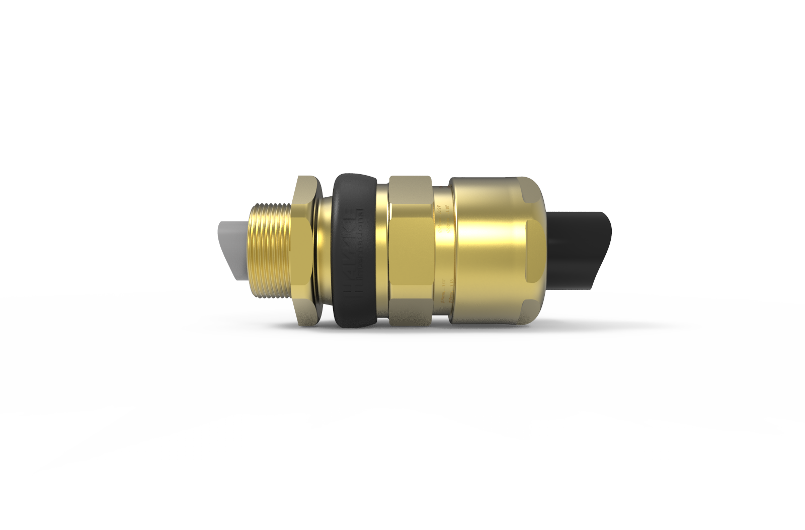 HAWKE 501/453/Universal Brass Nickel Plated Cable Gland - Metric Entry