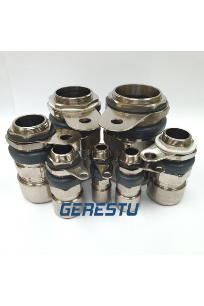 Hawke 501/453/Universal Brass Nickel Plated Cable Gland - Metric Entry
