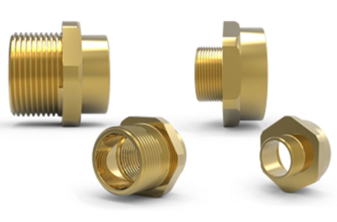 HAWKE NPT Entry Brass Nickel Plated Adaptor / Reducer